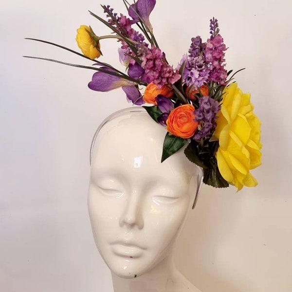 Rose Headdress - Etsy