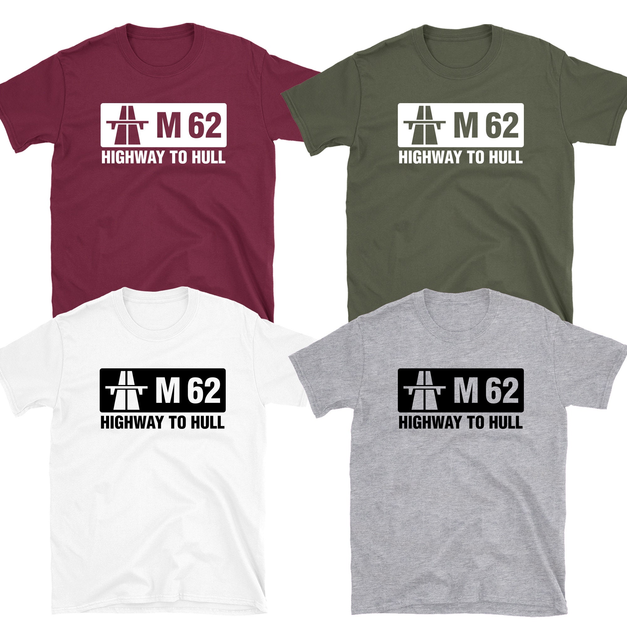 M62 Highway to Hull Motorway Road Funny Joke T Shirt - Etsy UK