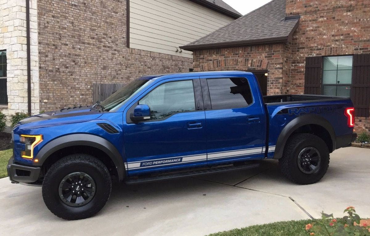 Ford Raptor Side Graphics