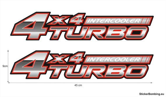 4x4 Turbo Intercooler Logo Painted Intercooler With Logo Chevy Sonic