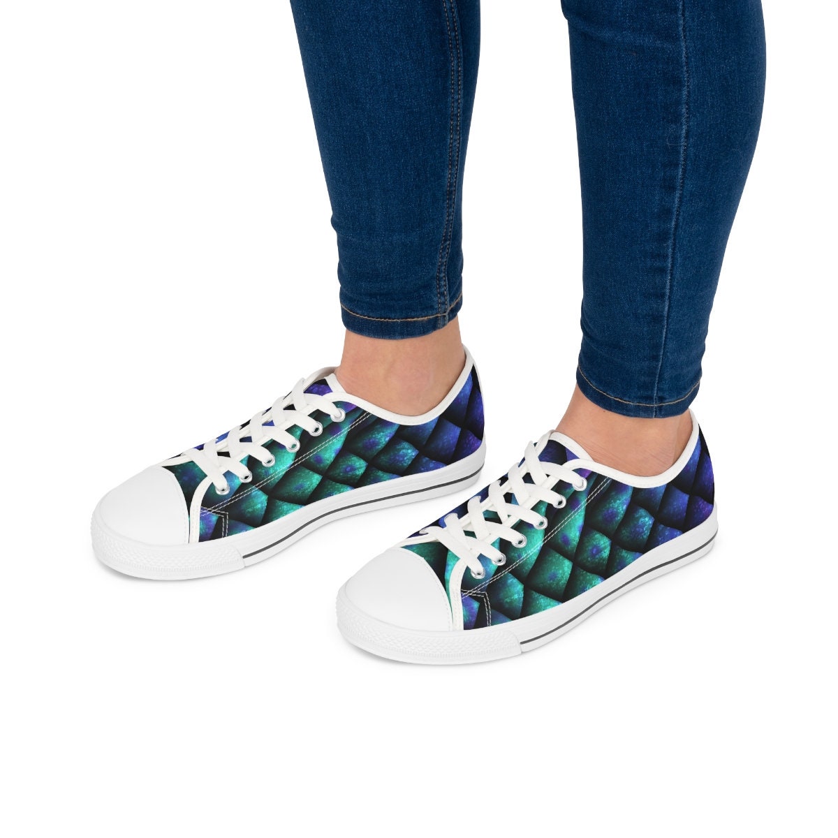 Dragon Scale Ladies Running Shoe Sneakers Street Shoe Gift for - Etsy