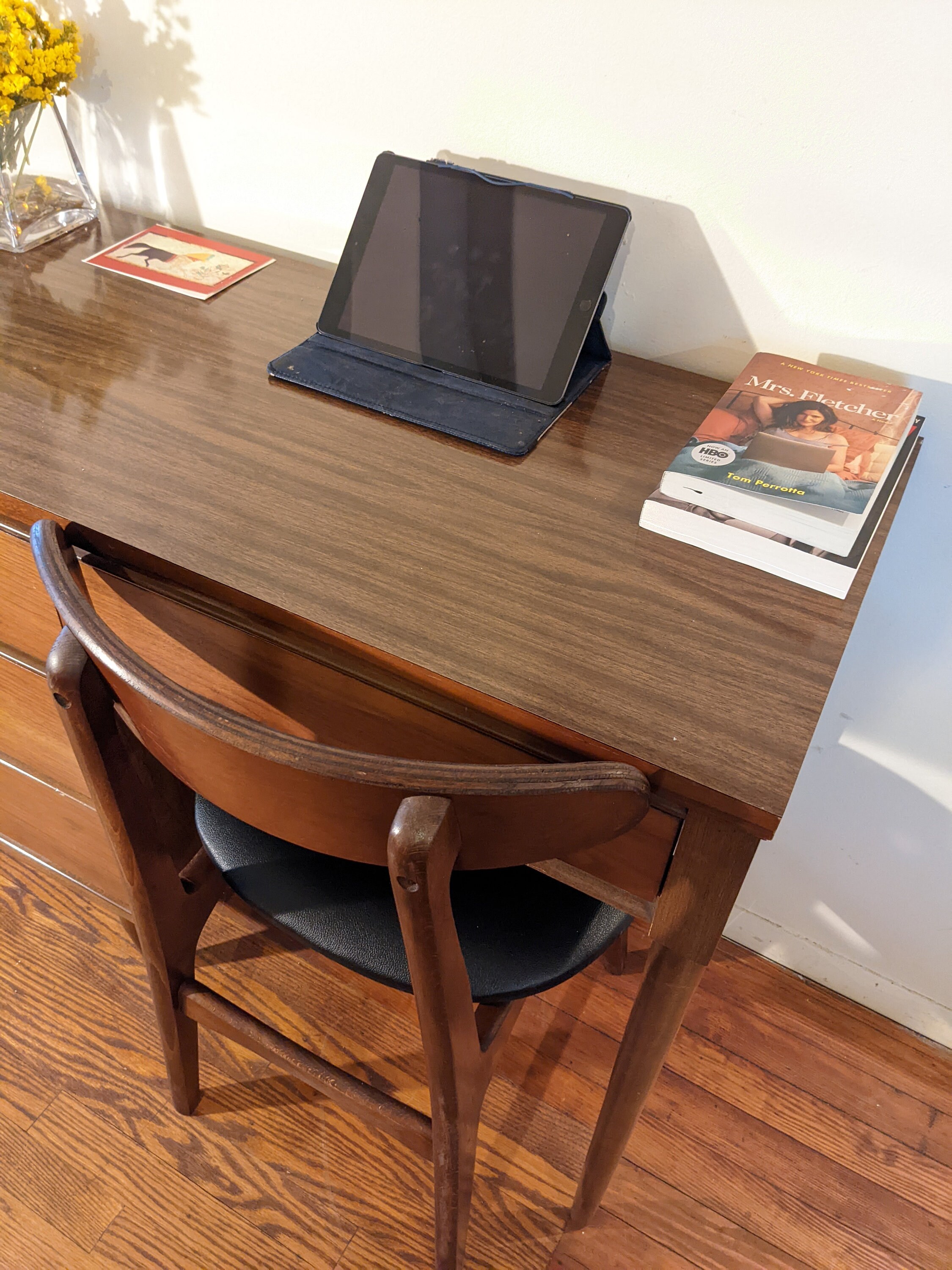 Compact Mid Century Desk Chair - Etsy