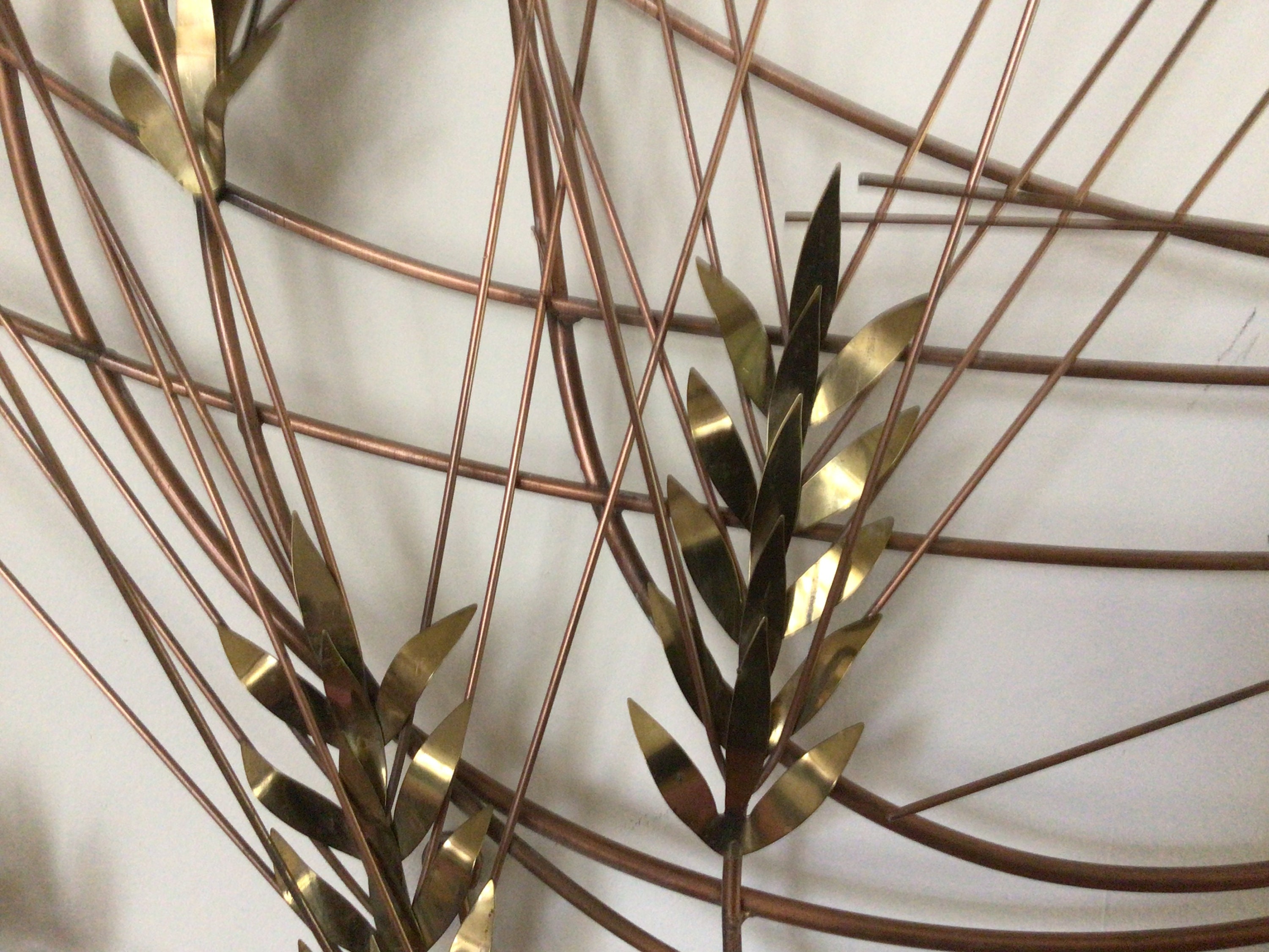 Curtis Jere Wall Hanging Wheat Sculpture. - Etsy