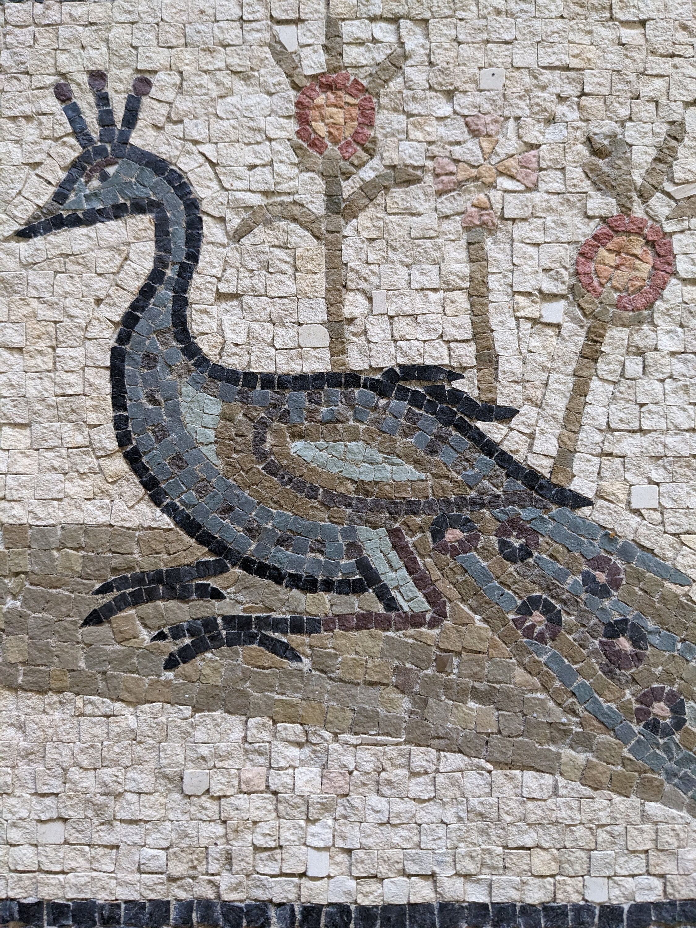 Hand Crafted, Reproduction Roman Mosaic Peacock. - Etsy
