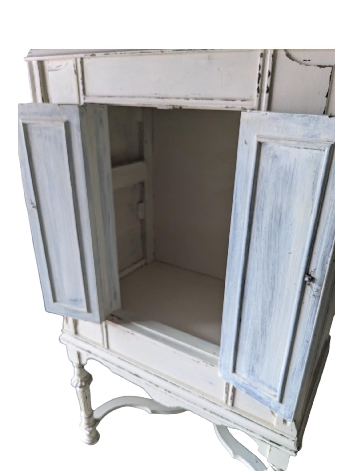 Repurposed Beautiful Antique Radio Cabinet With Porcelain Knobs. - Etsy