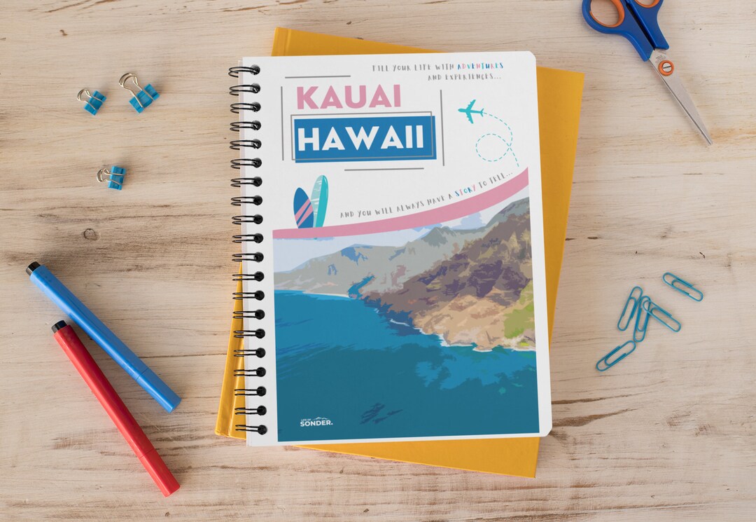 Kids Travel Activity Book | Kauai Hawaii | Travel Journal for Children ...