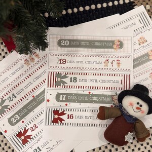 Printable Christmas Countdown Chain for Kids – DIY Advent Paper Chain ...