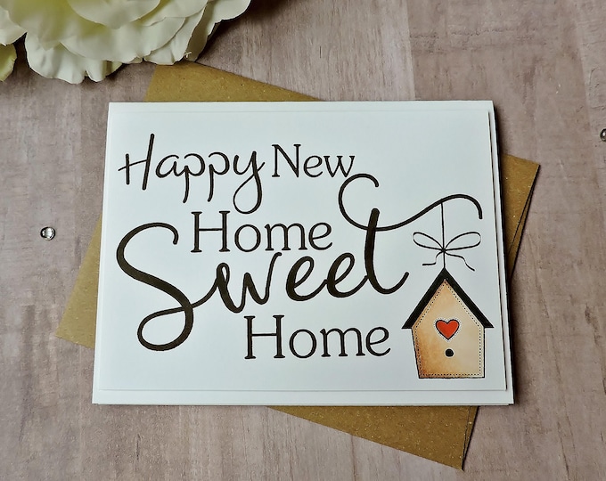 Home Sweet Apartment Card Apartment Card New Home Card | Etsy