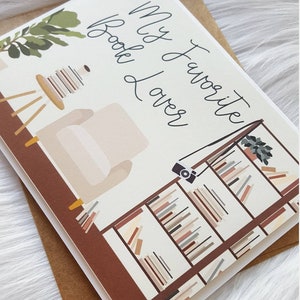Book Lover Card Literary Gifts Greeting Cards Gifts for - Etsy