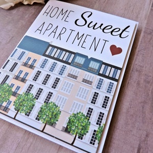 Home Sweet Apartment Card - Apartment Card - New Home Card - Happy New ...