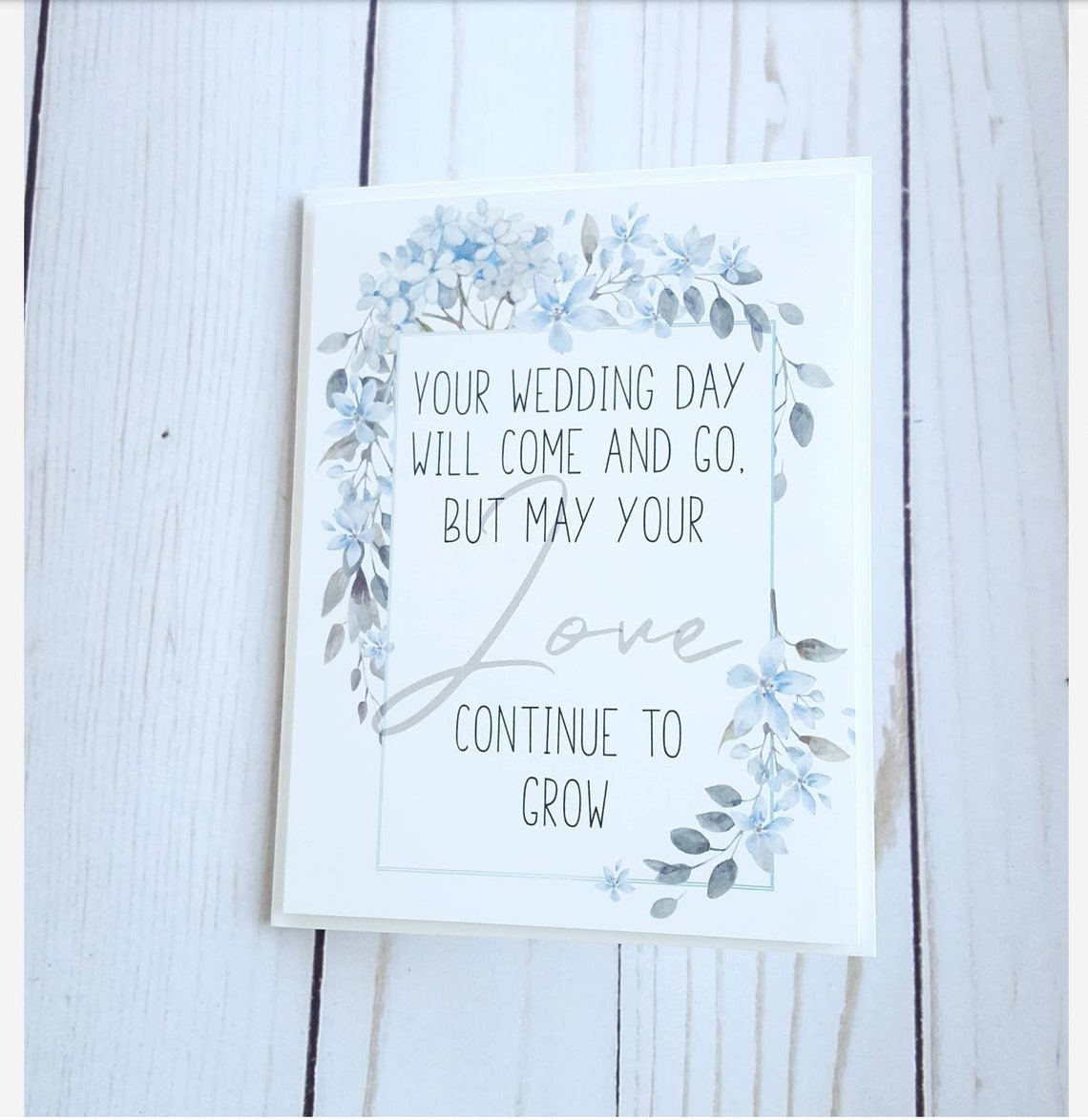 Wedding Card Marriage Card Congratulations Card Your | Etsy