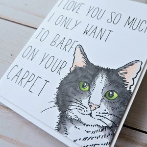 I Love You so Much Cat Card - Cat Dad - Cat Mom - Mother's Day Father's ...