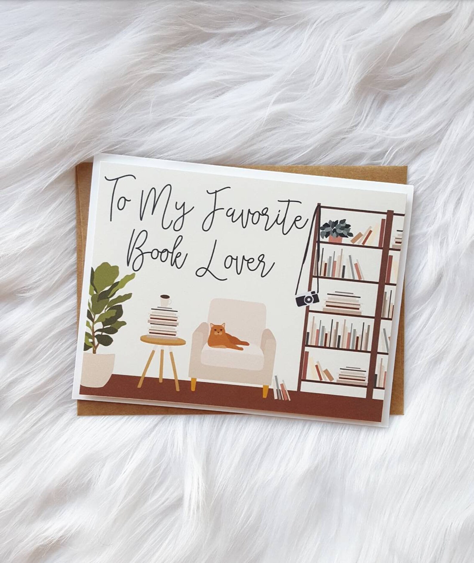 Book Lover Card Literary Gifts Greeting Cards Gifts for | Etsy