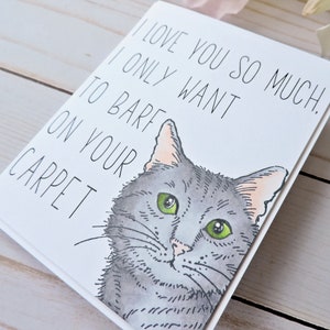 I Love You so Much Cat Card - Cat Dad - Cat Mom - Mother's Day Father's ...