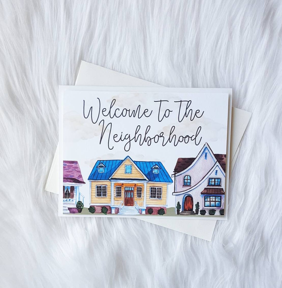 Welcome Neighbor Card Housewarming Gift New Home Card - Etsy