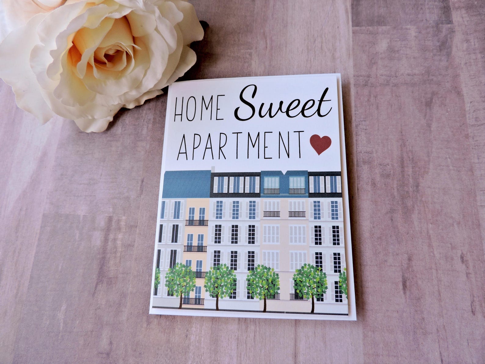 Home Sweet Apartment Card Apartment Card New Home Card | Etsy