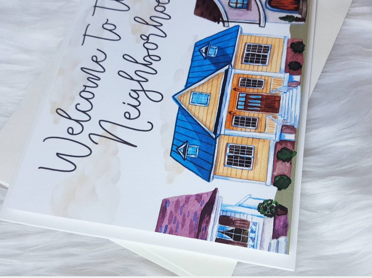 Welcome Neighbor Card Housewarming Gift New Home Card - Etsy