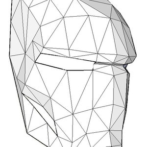 Iron Man Mask - Make Your Own With a PDF Download - Iron Man Costume ...