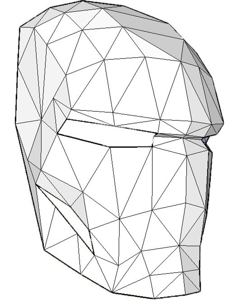 Iron Man Mask - Make Your Own With a PDF Download - Iron Man Costume ...