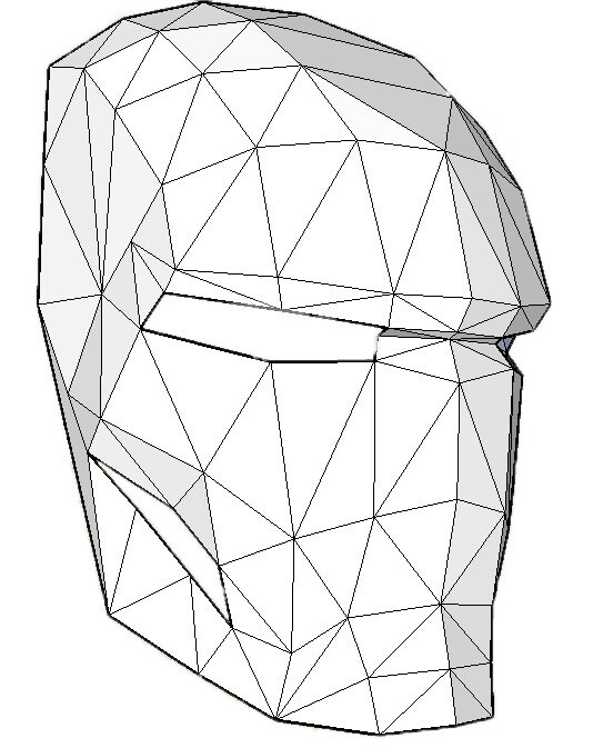 Iron Man Mask - Make Your Own With a PDF Download - Iron Man Costume ...