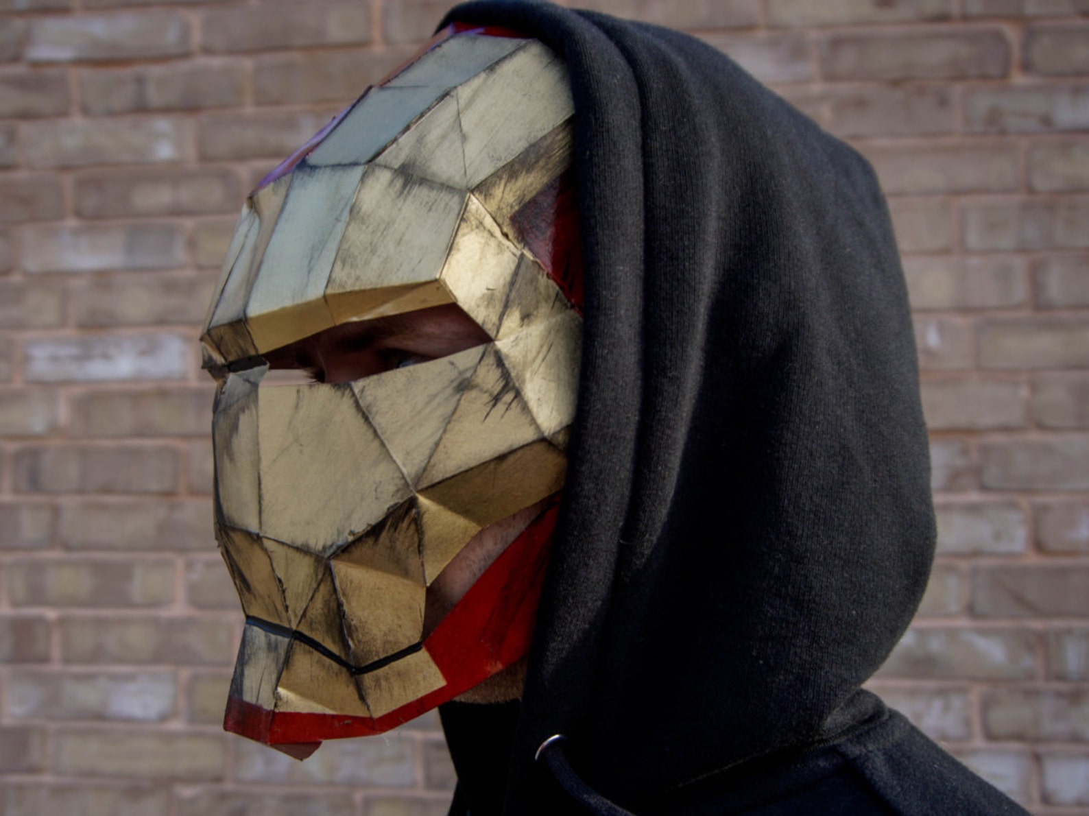 Iron Man Mask - Make Your Own With a PDF Download - Iron Man Costume ...