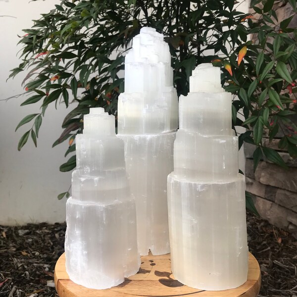 Selenite Lamp - Etsy