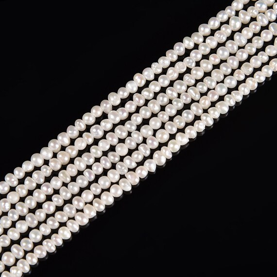 Tiny Fresh Water Pearl Potato Shape Beads Size 2-2.5mm 2.5-3mm | Etsy