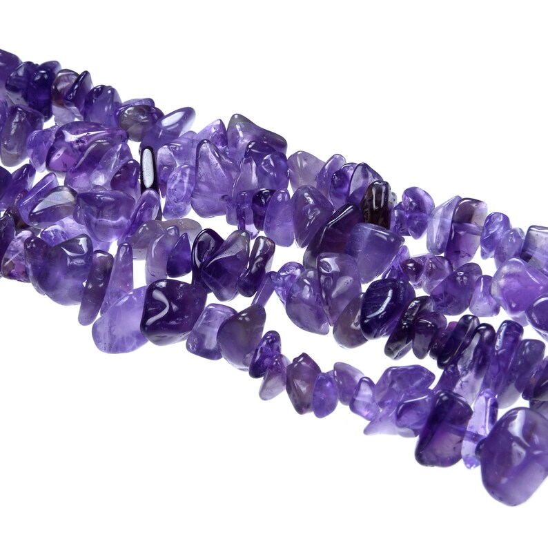 Amethyst Irregular Pebble Nugget Chips Beads Size 7-8mm - Etsy