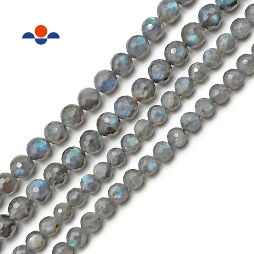 Natural Labradorite Hard Cut Faceted Round Beads 6mm 7mm 8mm - Etsy