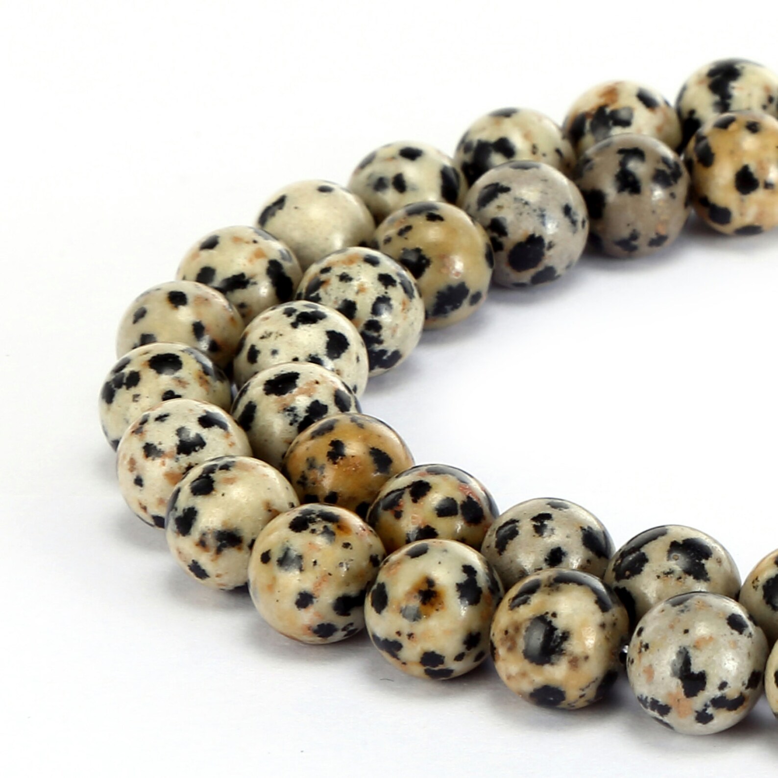 Dalmatian Jasper Smooth Round Beads 4mm 6mm 8mm 10mm 12mm - Etsy