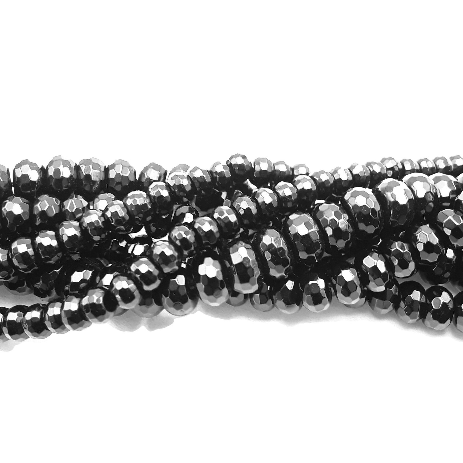 Black Onyx Faceted Rondelle Beads 4x6mm 5x8mm 6x10mm - Etsy