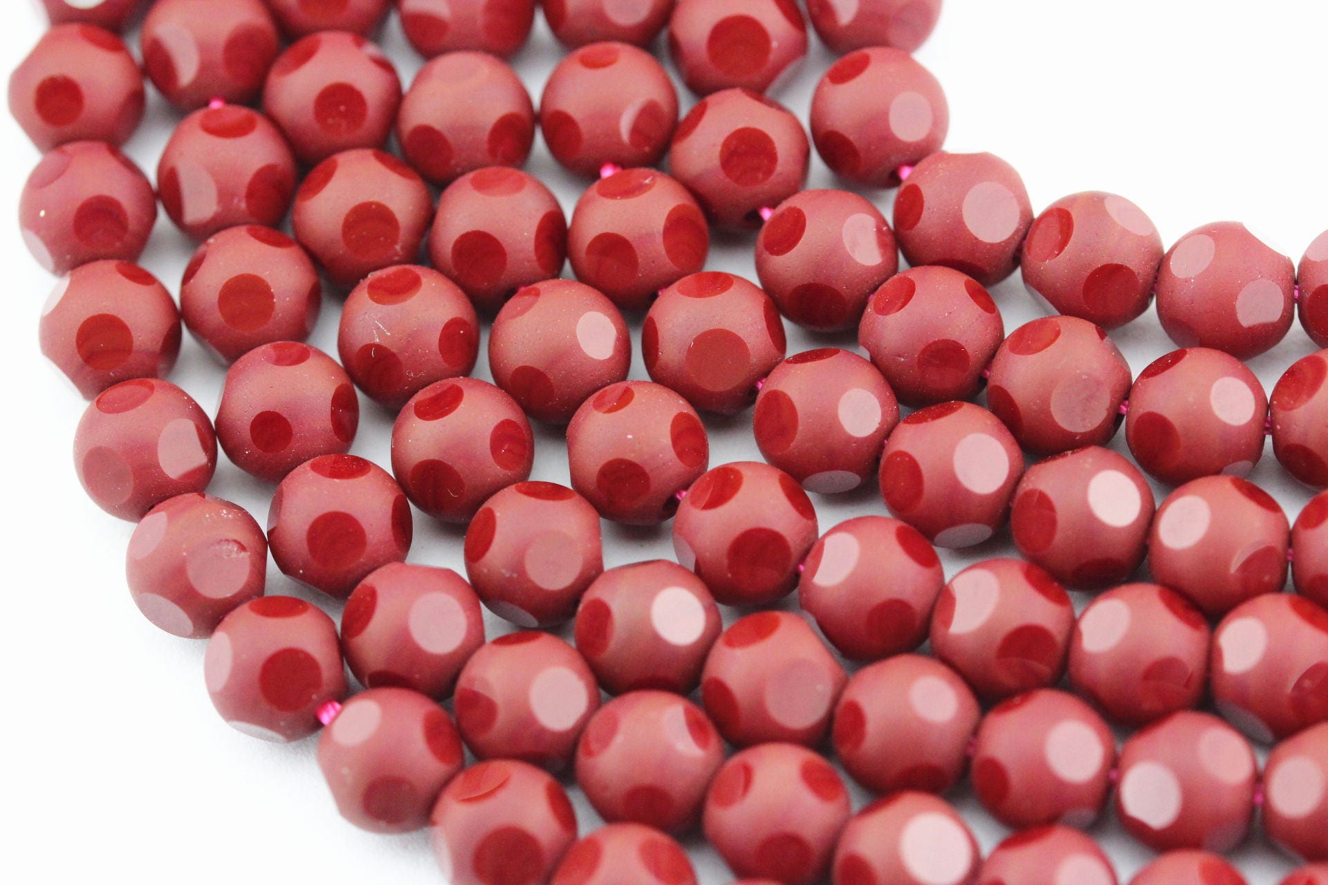 Red Crystal Glass Faceted Round Beads 4mm 6mm 8mm 10mm - Etsy