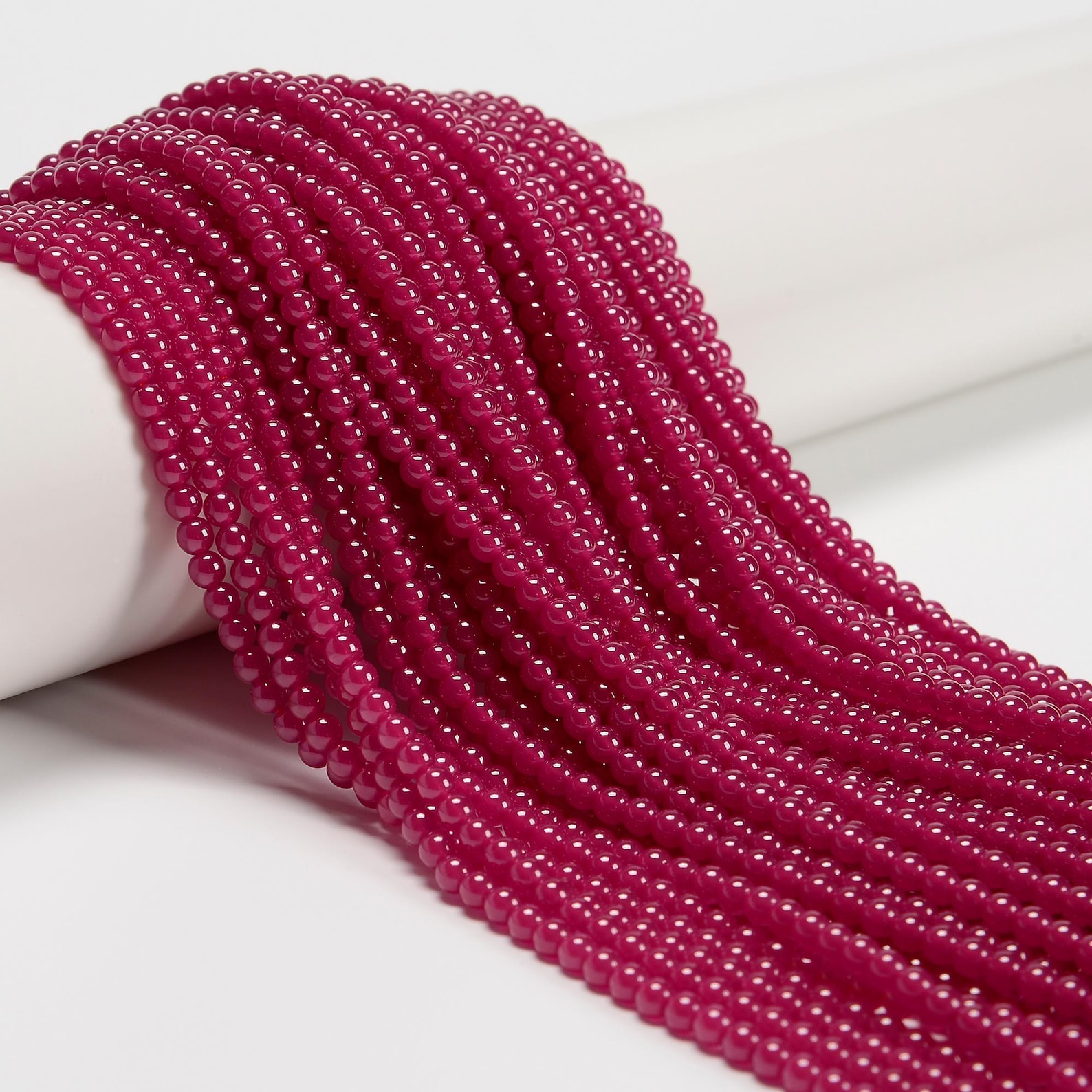 Natural Ruby Smooth Round Beads Size 2mm 3mm 15.5'' Strand - Etsy