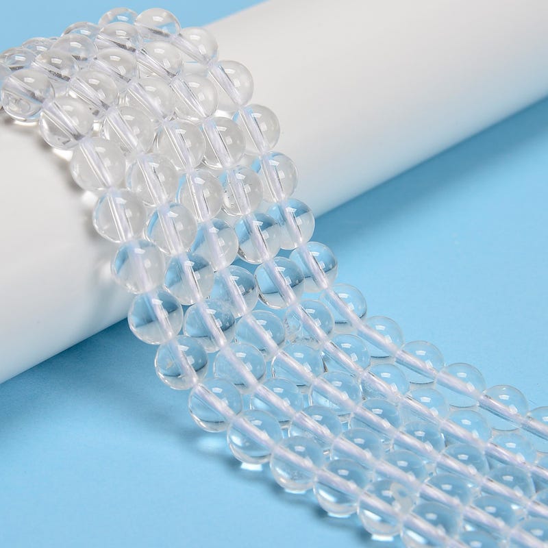 20mm Clear Quartz Bead - Etsy