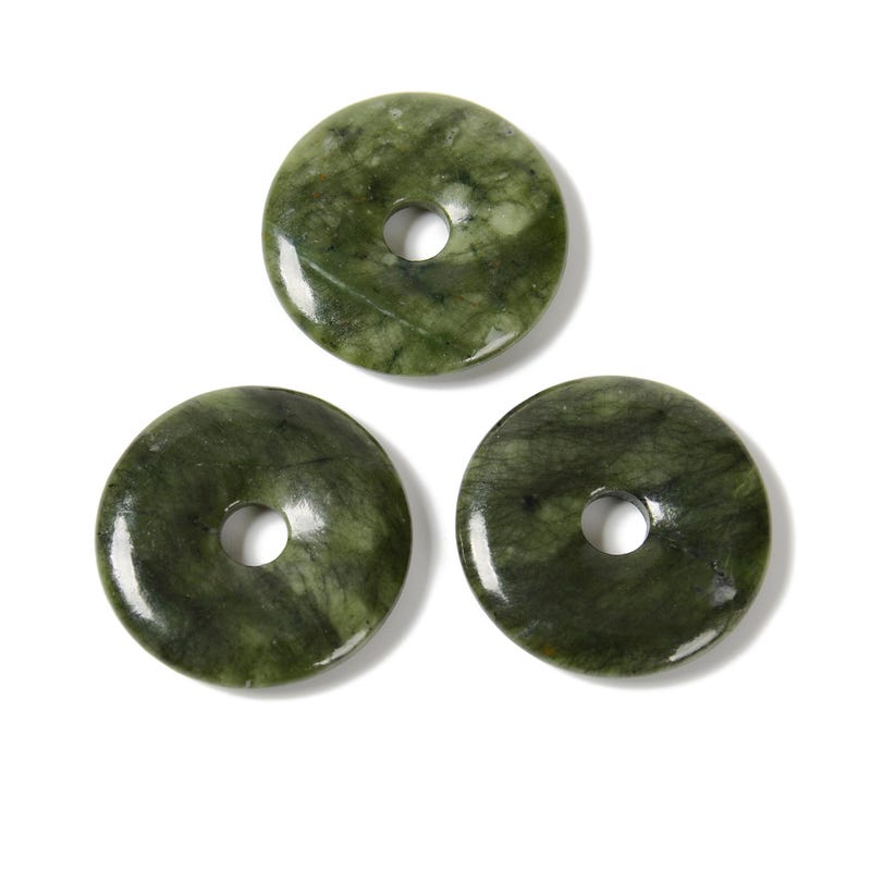 Jade Circle Pendant - Etsy