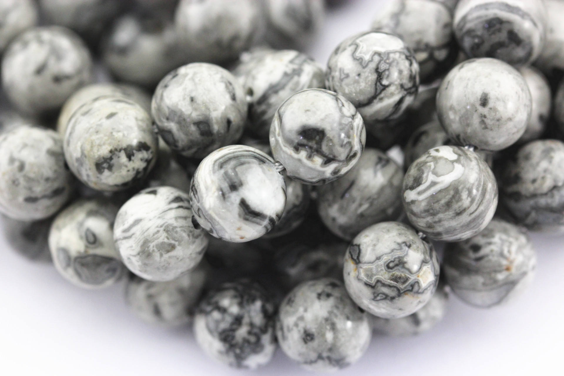 Map Jasper Smooth Round Beads 6mm 8mm 10mm 12mm 15.5 | Etsy