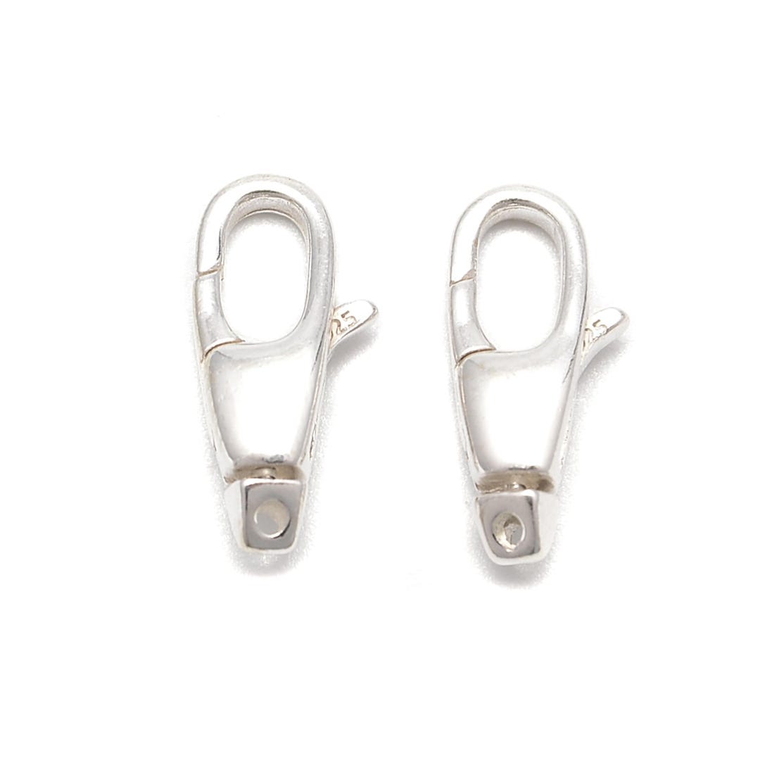 925 Sterling Silver Lobster Clasp Size 7x15mm 3pcs per Bag - Etsy