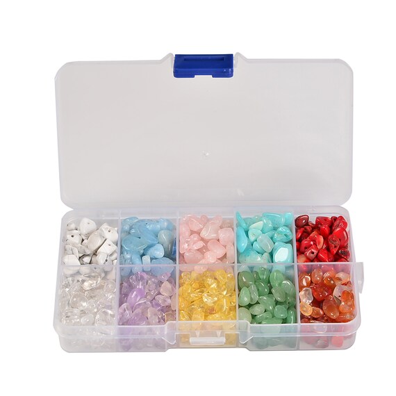 Passion Assorted Gemstone Drilled Chips Beads 7-8mm Box Set - Etsy
