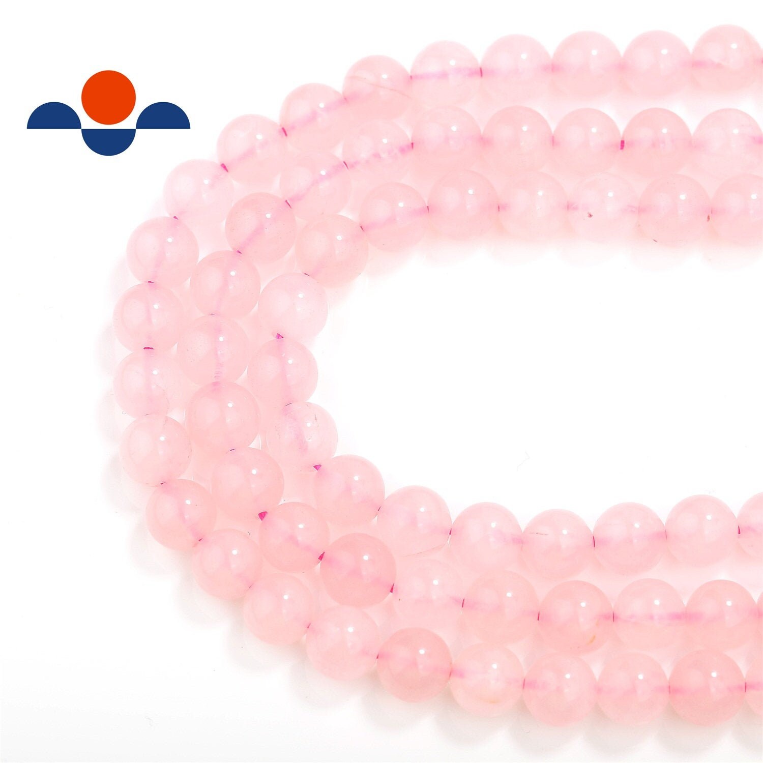 Rose Quartz Smooth Round Beads 4mm 6mm 8mm 10mm 12mm | Etsy