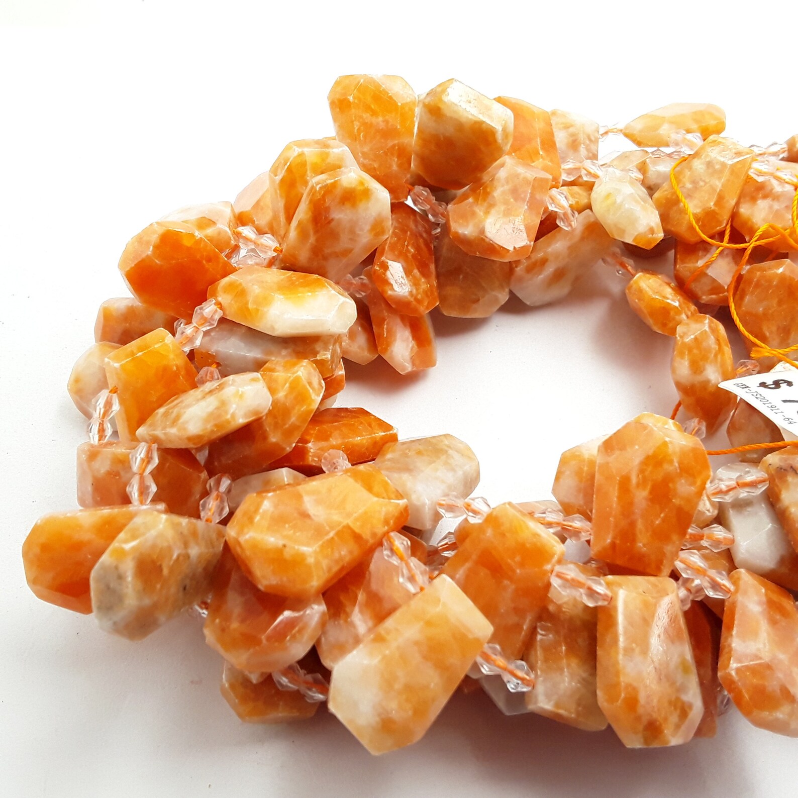 Sunstone Graduated Faceted Trapezoid Beads 14x18 15x22mm - Etsy