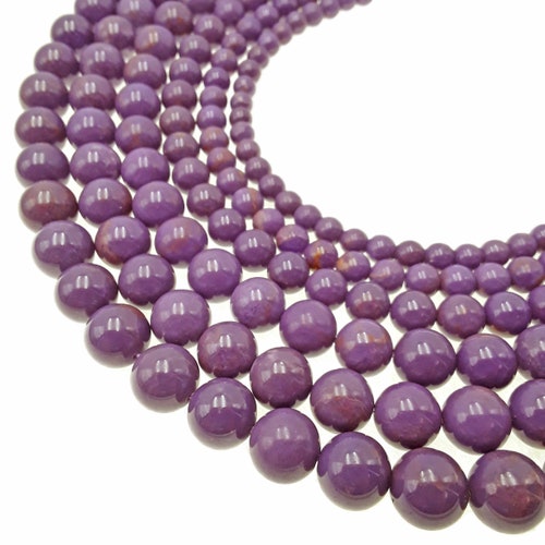 Chevron Amethyst Smooth Round Beads 4mm 6mm 8mm 10mm 12mm - Etsy