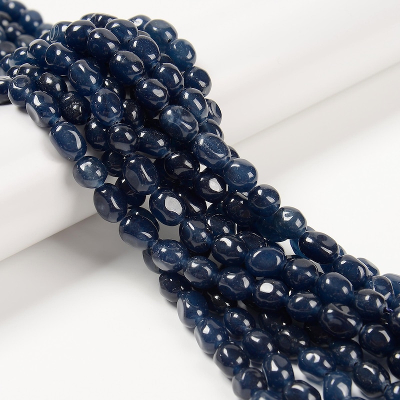 10 Mm Blue Sapphire Beads - Etsy