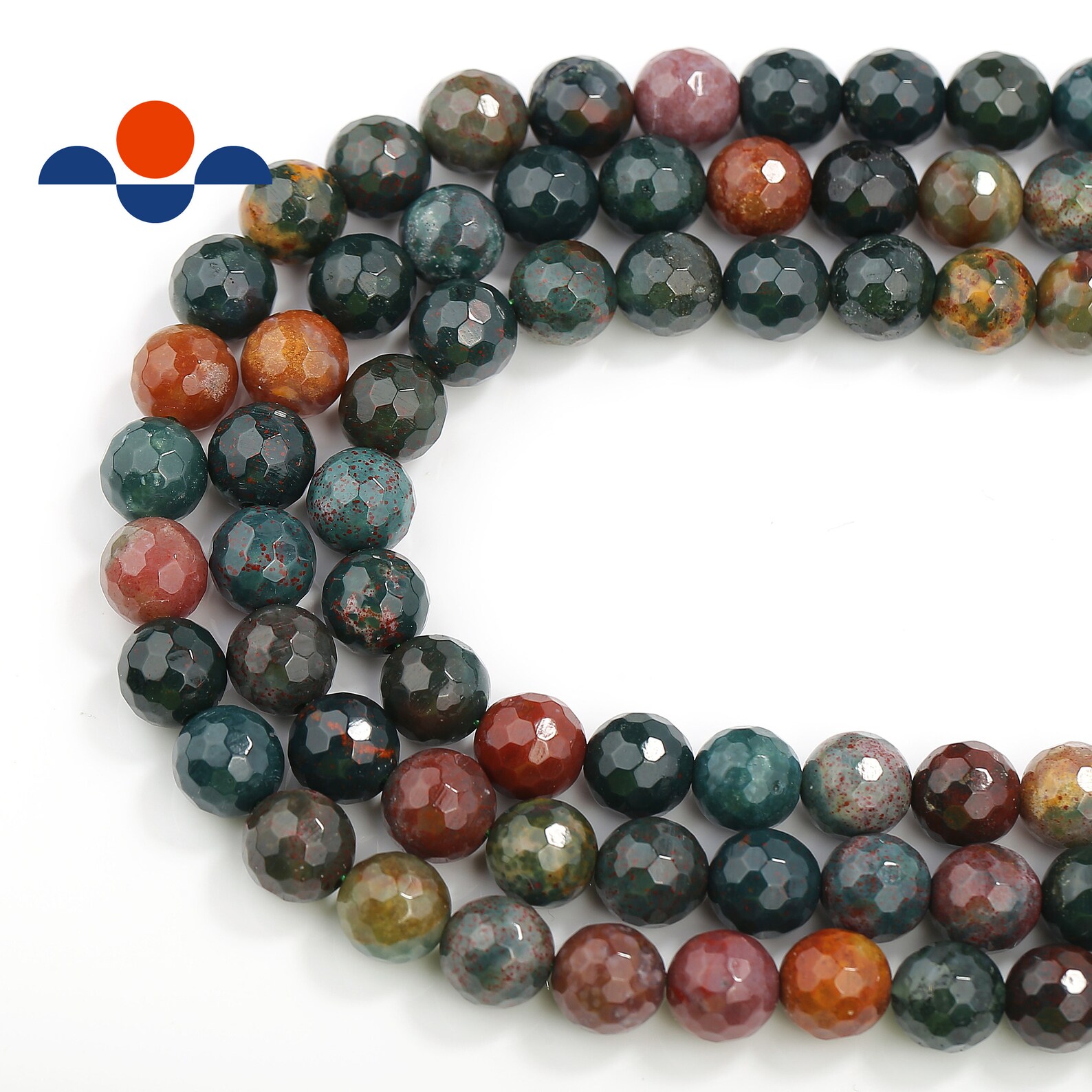 Natural Indian Bloodstone Faceted Round Beads 4mm 6mm 8mm 10mm | Etsy