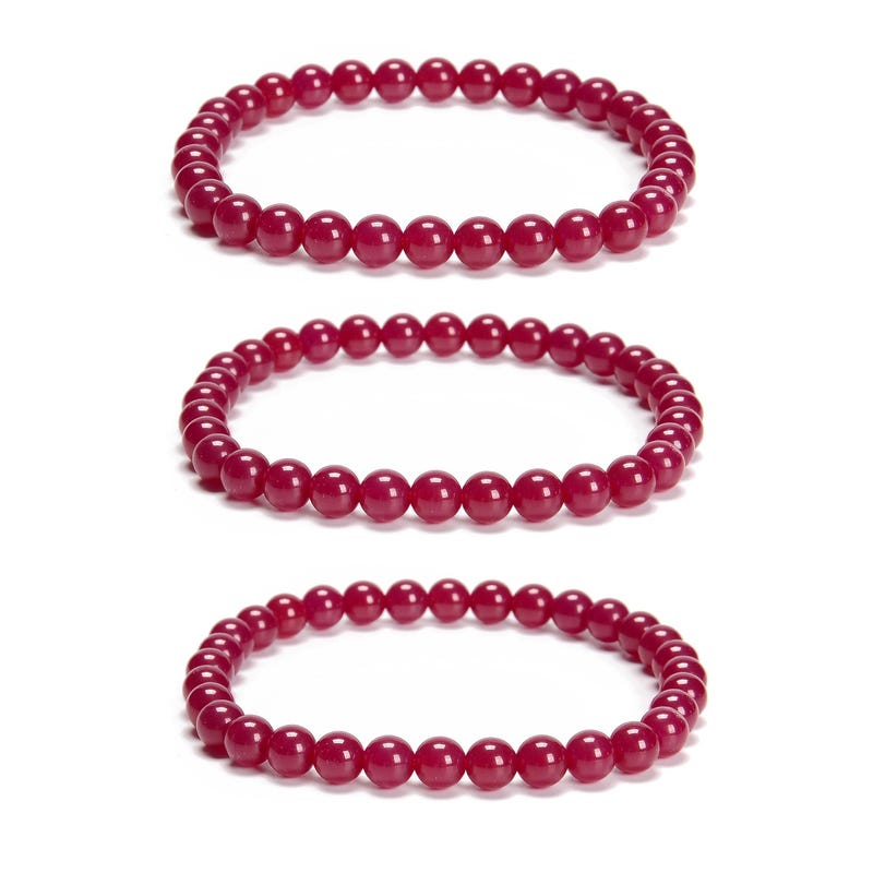 Ruby Bracelet - Etsy