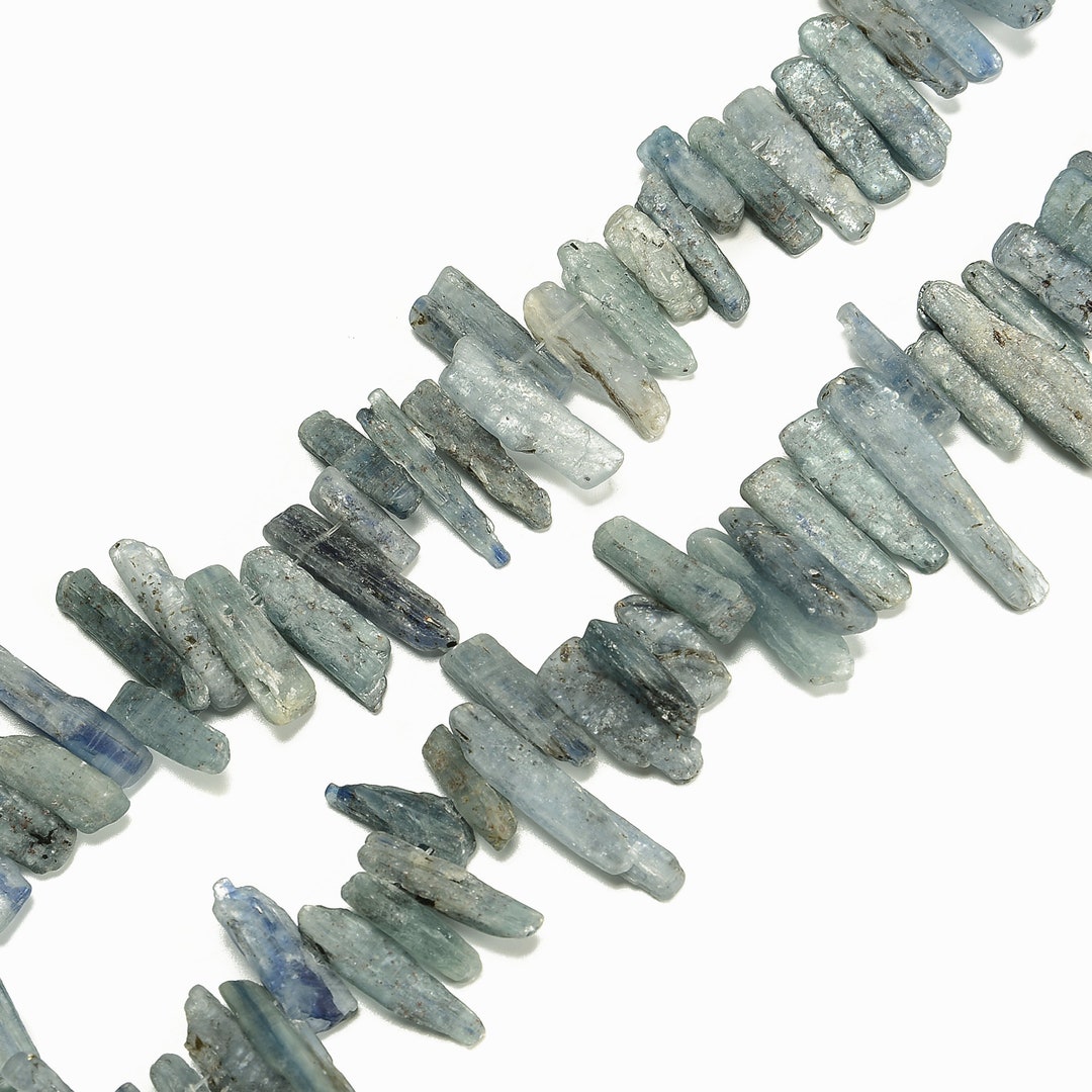 Natural Green Kyanite Rough Stick Point Beads Size 6-8mm X 16-35mm 15.5 ...