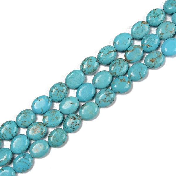 Oval Turquoise Beads - Etsy