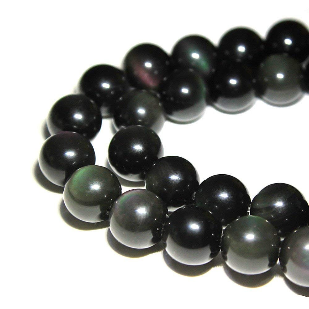 Rainbow Obsidian Smooth Round Beads 4mm 6mm 8mm 10mm 12mm - Etsy