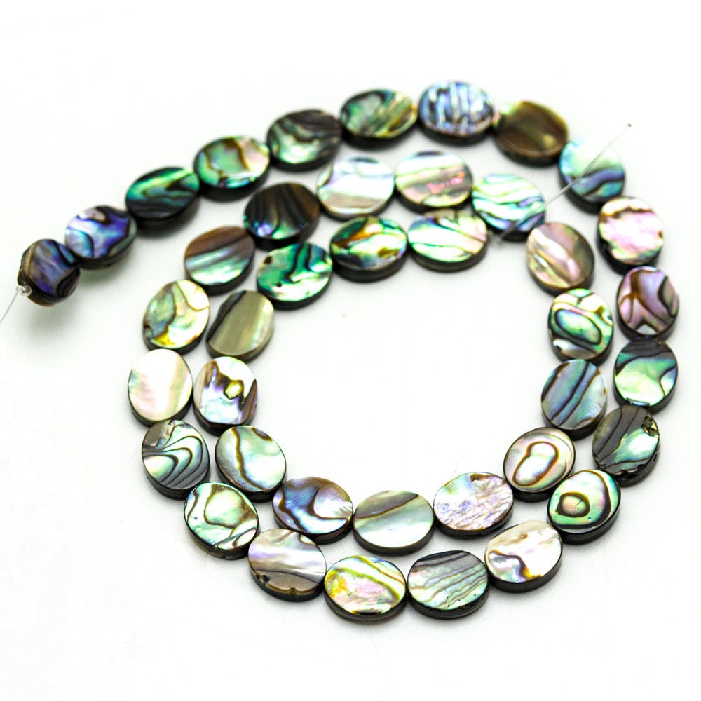 Abalone Oval Shape Beads 8x10mm 8x12mm 10x14mm 12x16mm 13x18mm - Etsy