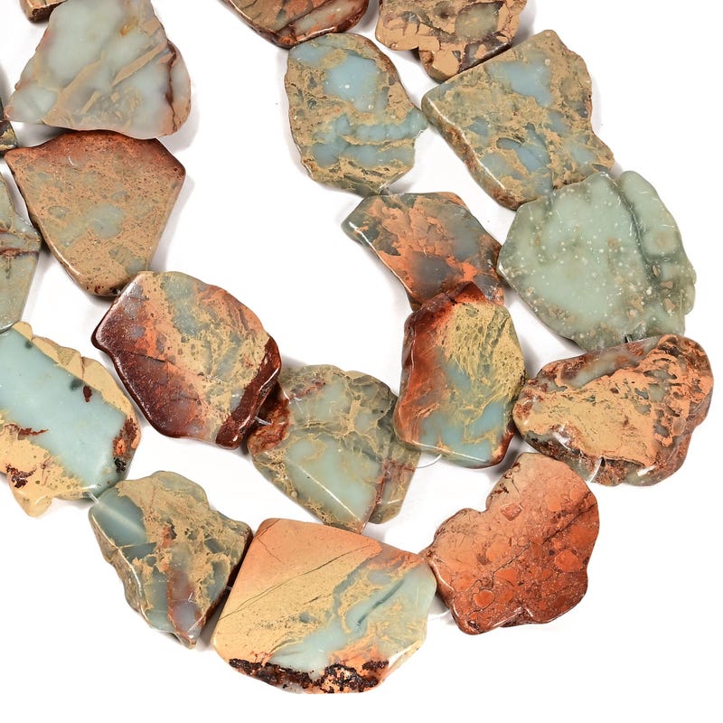 Freeform Jasper Drilled - Etsy