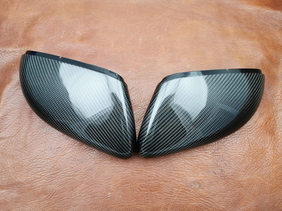Audi A6 A7 A8 RS6 RS7 RHD Carbon Fiber Replacement MIRROR COVERS With ...